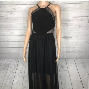Morgan & Co. | Dresses | Morgan Co Lace Halter Black Dress | Poshmark